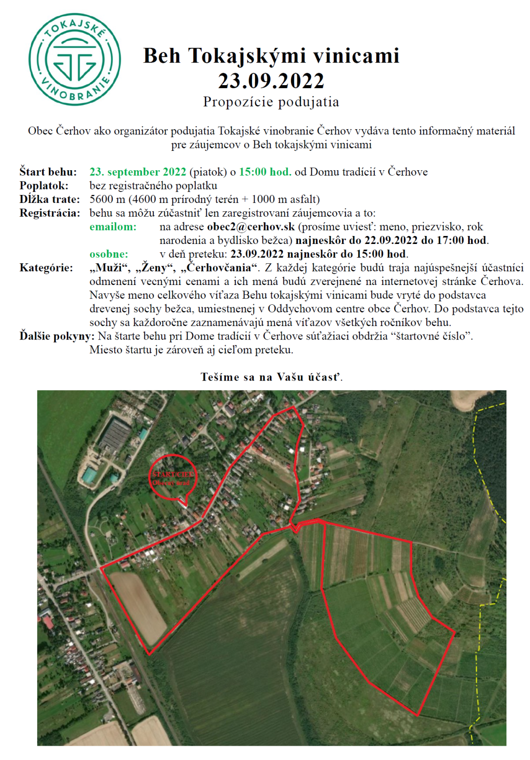 BEH TOKAJSKÝMI VINICAMI – Čerhov